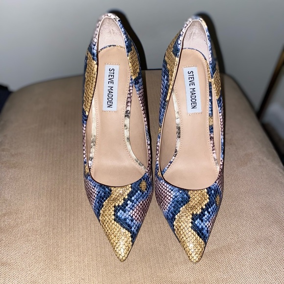 Steve Madden | Shoes | Steve Madden Snake Skin Pumps | Poshmark